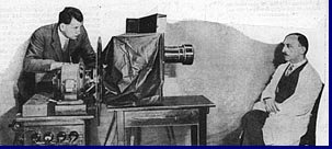 Exposition about early TV cameras